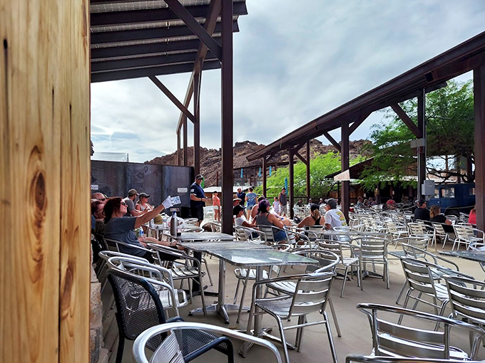 Where the vibe is as chill as the beer, and the only thing hotter than the Arizona sun is the conversation.