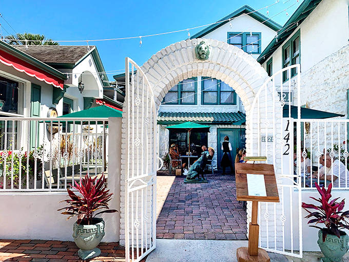 1921 Mount Dora restaurant occupies a historic building where modern culinary artistry meets old-world charm in delicious harmony.