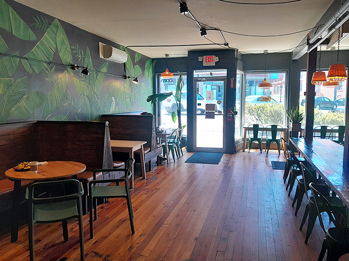 The restaurant's thoughtful design creates an atmosphere that's both energizing and comfortable &ndash; exactly where you want to linger over one more empanada.