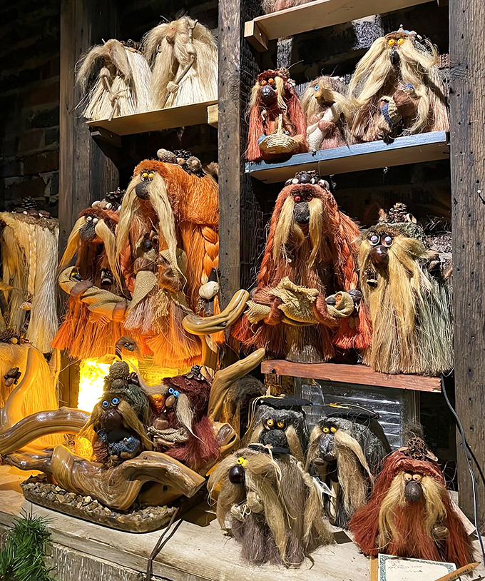 These traditional Arensbak trolls showcase the more artisanal side of troll collecting &ndash; the craft beers of the troll world.