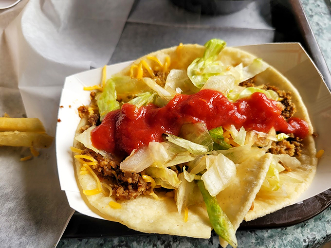 Taco 'bout a surprise! These beef tacos are the plot twist in Lipuma's culinary story, and boy, are they a page-turner.