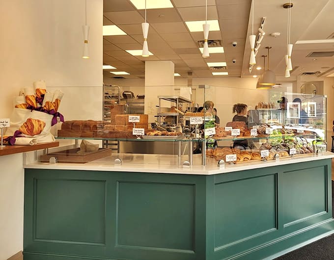 Behind the glass lies temptation in its most delicious and buttery form imaginable.