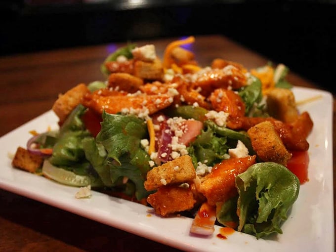 Buffalo Salad: The perfect compromise between "I should eat a salad" and "I really want wings."