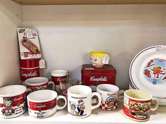 Campbell's Soup collectibles prove that even everyday items become treasures when given enough time and nostalgia.
