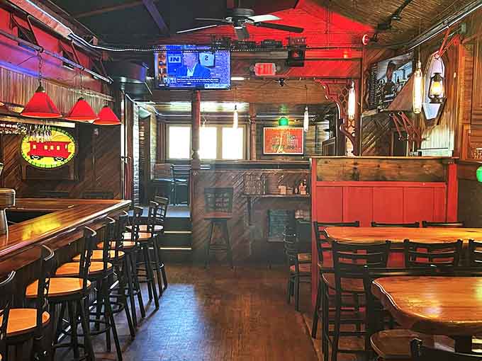 Multiple seating areas mean there's always a cozy spot to settle in and enjoy those legendary pretzels.