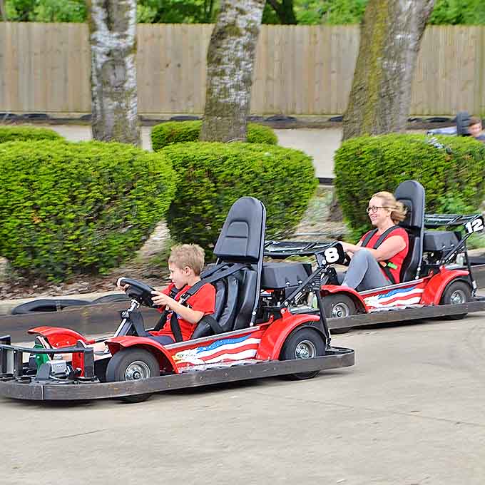 The shared experience of a two-seater go-kart creates bonds &ndash; or reveals who should never be allowed to drive on actual highways.