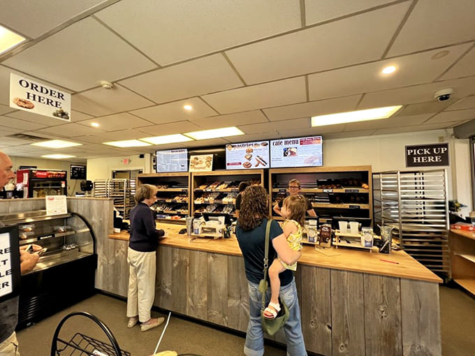 The counter and display cases are where dreams come true and difficult decisions are made under delicious pressure.