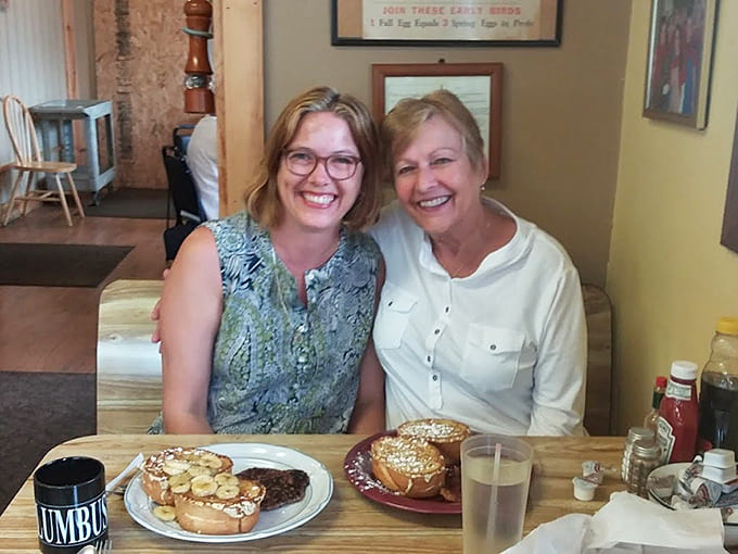 These happy diners have discovered what locals already know: this place serves the kind of breakfast that makes waking up feel worthwhile.