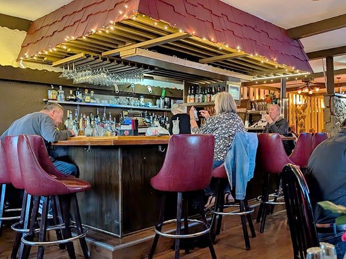 The classic bar area invites you to settle in for perfectly mixed cocktails and maybe some of the best people-watching in Forest Park.