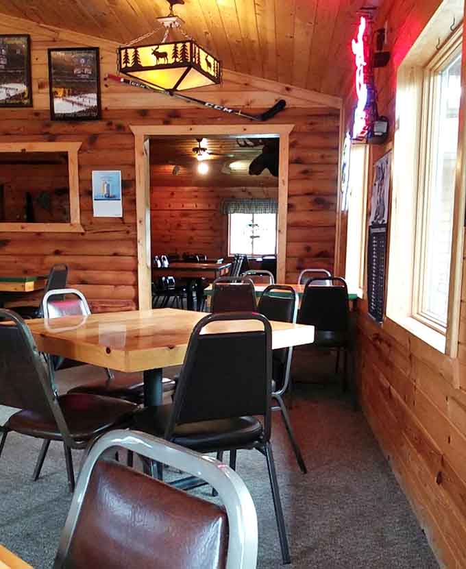 Window-side dining provides natural light and views of the surrounding area, making your meal even more enjoyable.