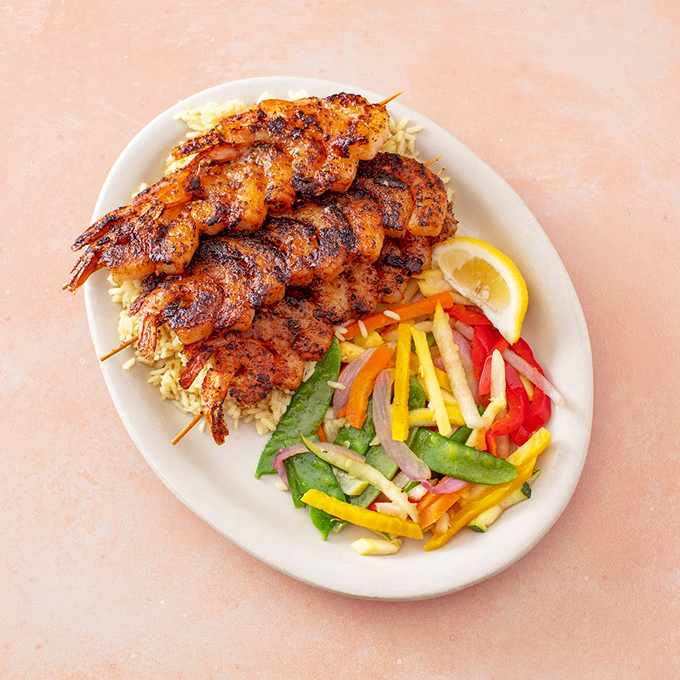Surf's up! These grilled shrimp skewers are riding a wave of flavor straight to your taste buds. Cowabunga, dude! 