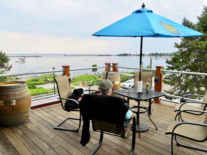 Outdoor seating with Lake Superior as your dining companion—some restaurants have views, this one has an experience.