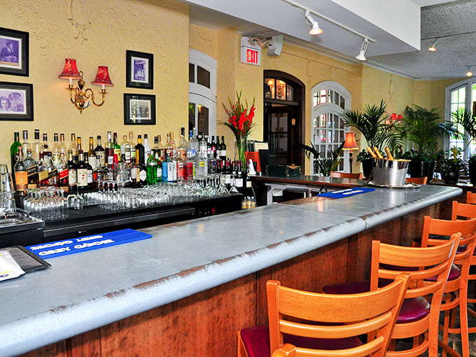 Professional servers work seamlessly behind the bar, their expertise evident in every pour and every recommendation they offer to enhance your dining experience.