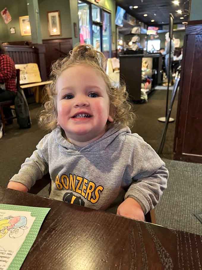 Even the youngest guests know quality when they taste it, future taco connoisseur in training right here.