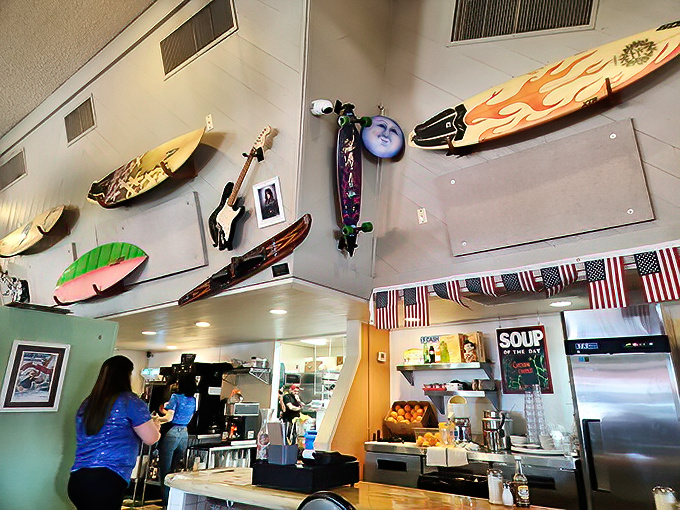 The kitchen operates with choreographed precision &ndash; skilled hands crafting breakfast masterpieces that keep locals coming back week after week.