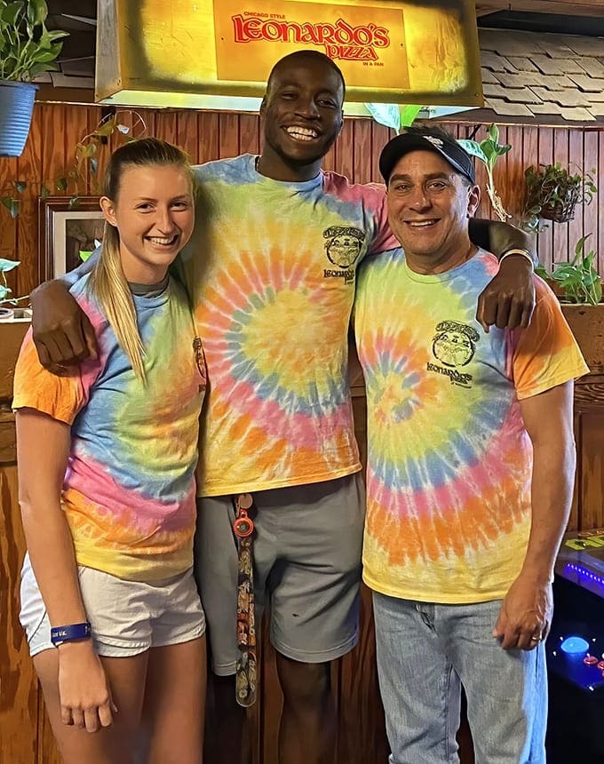The tie-dye shirts add a splash of Gainesville color to the warm, welcoming vibe that makes regulars out of first-timers.