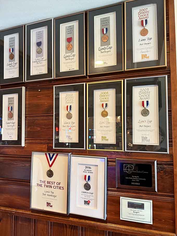 These aren't just decorations, they're proof that excellence recognized over years becomes a legacy worth celebrating and a promise of quality maintained.