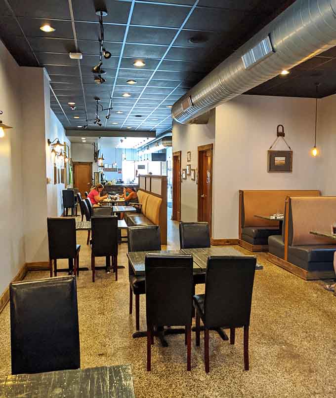 The spacious layout and comfortable seating arrangements accommodate everyone from solo diners to large groups celebrating life's delicious moments together.