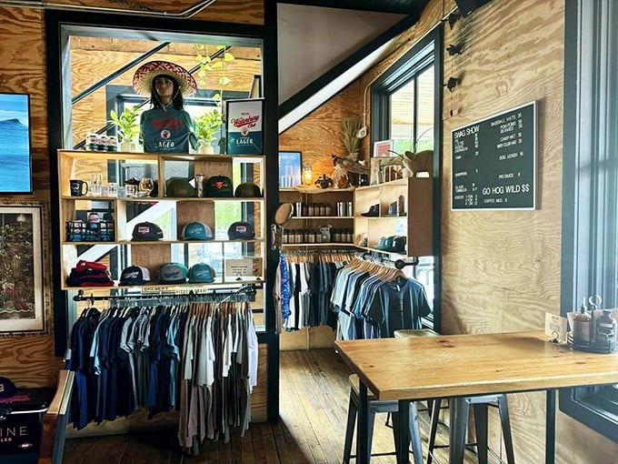 More than mere souvenirs, the quality merchandise corner offers well-crafted apparel that lets you take the Pro Pig experience home &ndash; or make your friends jealous of your discovery.
