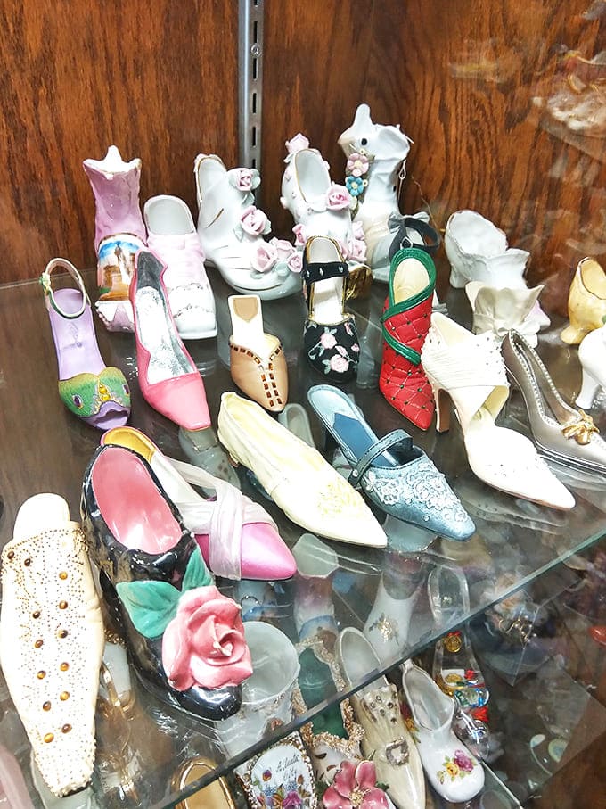 Tiny masterpieces of porcelain and design, these miniature shoes weren't made for walking but for showcasing craftsmanship on the smallest scale.