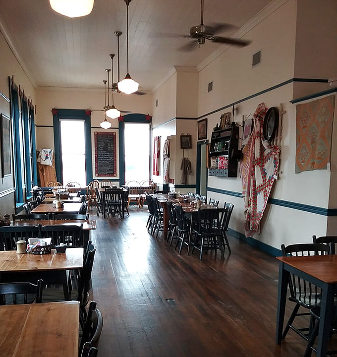 High ceilings and natural light make everything taste better, or maybe that's just the pie talking through your taste buds.