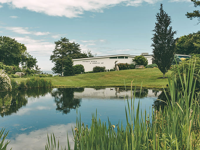 The Ogunquit Museum of American Art combines world-class artwork with stunning ocean views, creating an almost unfair advantage over other museums.