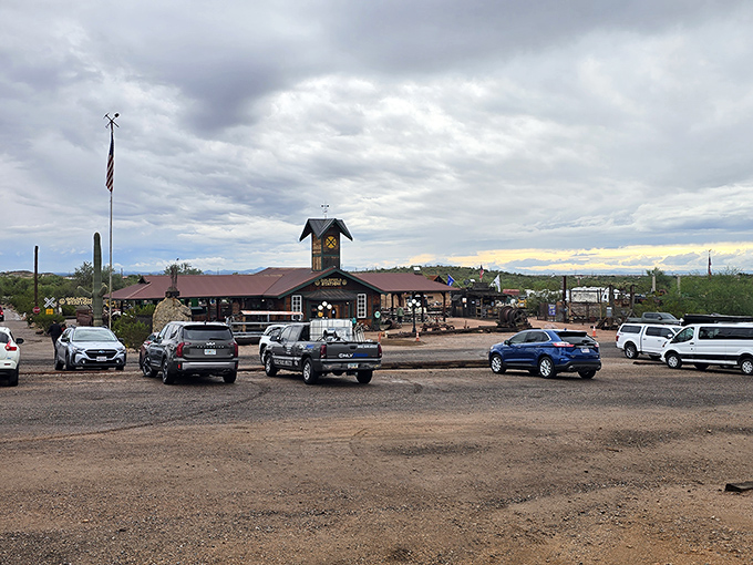 Modern chariots await their drivers outside Goldfield's historic buildings – the only anachronism in this otherwise perfectly preserved slice of 1890s Arizona.