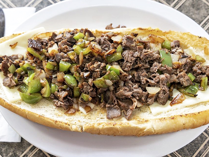 Philly's finest has found a home in Michigan! This cheesesteak is so authentic it practically comes with its own Liberty Bell.