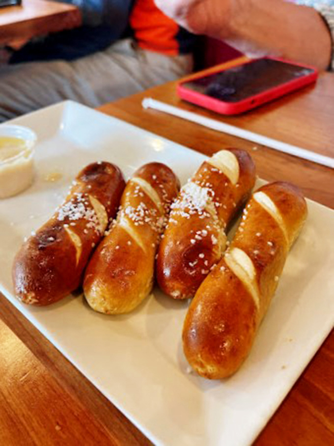 Warm, pillowy pretzel rolls dusted with salt&mdash;these aren't your ballpark pretzels, they're something much more magical.