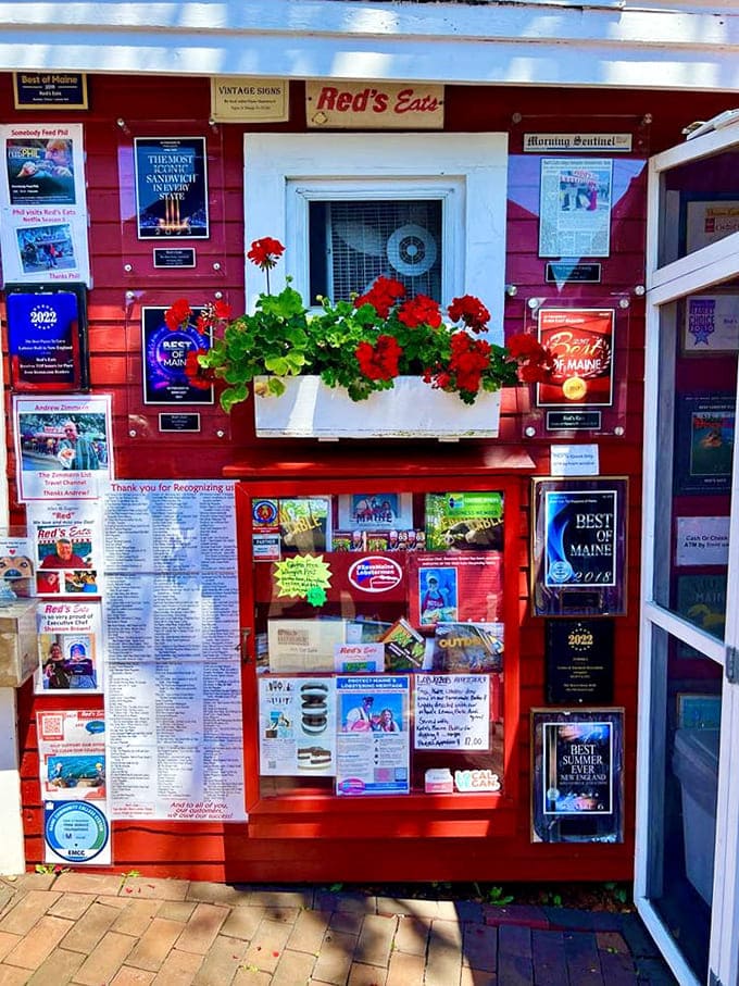 Those "Best of Maine" awards aren't just decorations, they're proof that Red's Eats has been crushing the seafood game for decades.