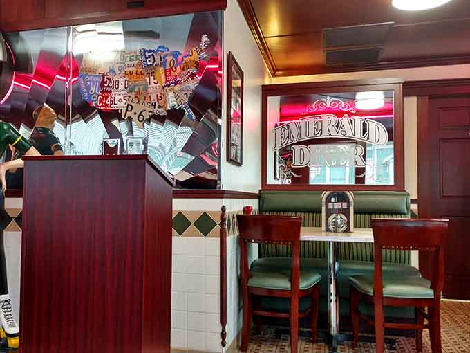 The "Emerald Diner" sign glows above cozy booths where locals and visitors alike discover that genuine hospitality still exists in small-town Ohio diners.