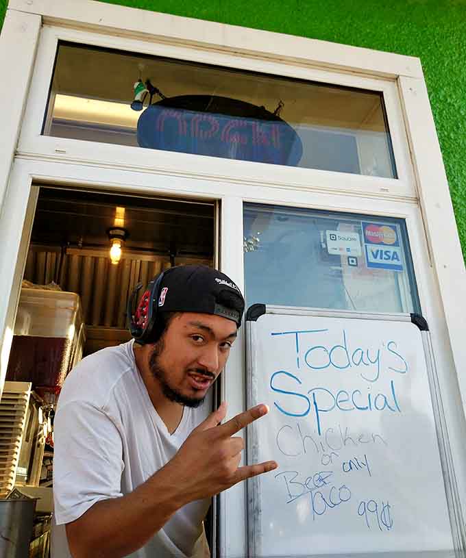 The friendly faces behind the window ensure every order comes with a side of genuine hospitality and warmth.