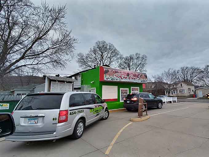 When cars start lining up like this, you know word has gotten out about something special happening at this unassuming corner spot.