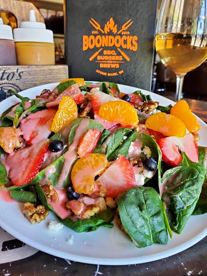 A salad that doesn't feel like punishment! This colorful creation is like a garden party in a bowl &ndash; refreshing, vibrant, and surprisingly indulgent.