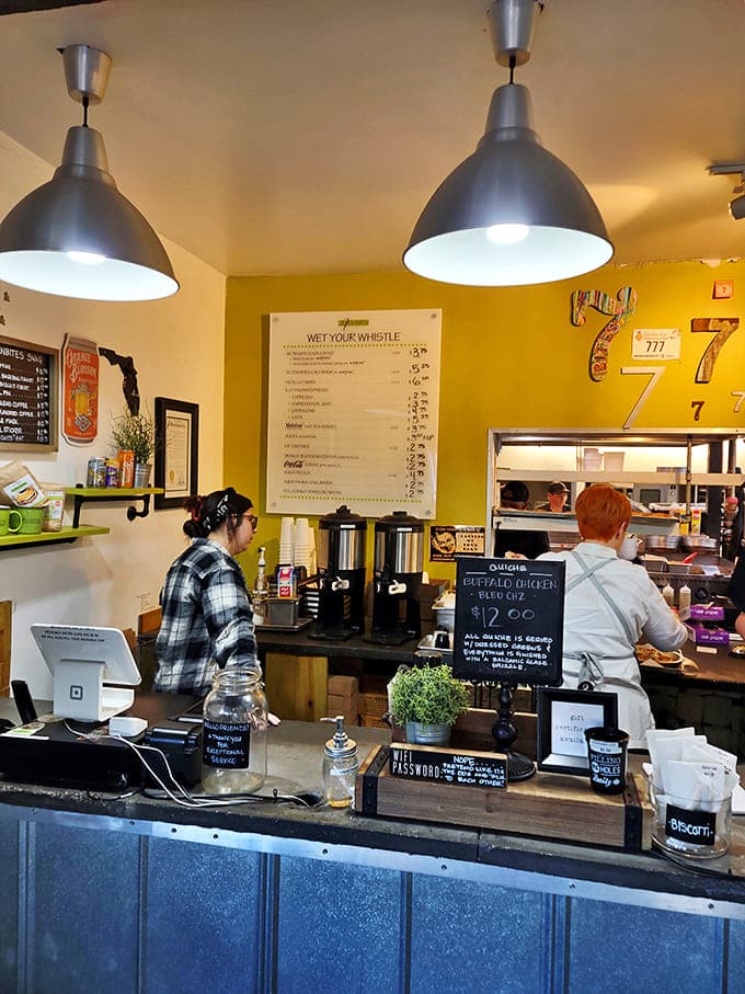 Where decisions are made, orders are placed, and the pastry case tempts you into ordering "just one more thing."