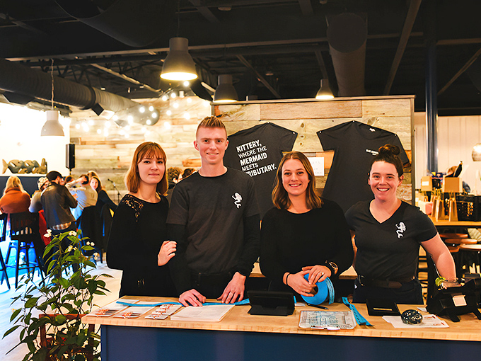 The friendly staff stands ready to guide your culinary journey through the islands without ever leaving Maine's shores.