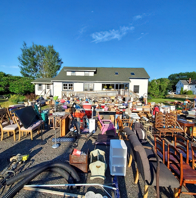 One person's treasures await new homes &ndash; Surry's yard sales offer glimpses into local life and history.