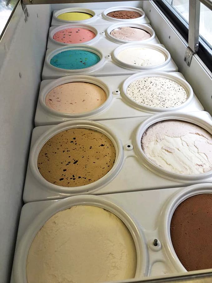 Varieties of Flavors: A rainbow of frozen possibilities awaits. Each tub contains its own universe of flavor, from comforting classics to adventurous newcomers.
