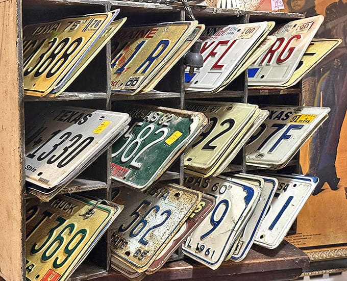 License plates from bygone eras offer rectangular time capsules of graphic design trends, state pride, and the open road's endless possibilities.