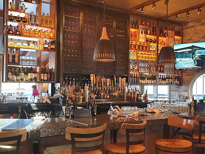 Not just a bar but a liquid library, where bottles are arranged with the care of rare books and bartenders serve as knowledgeable librarians.