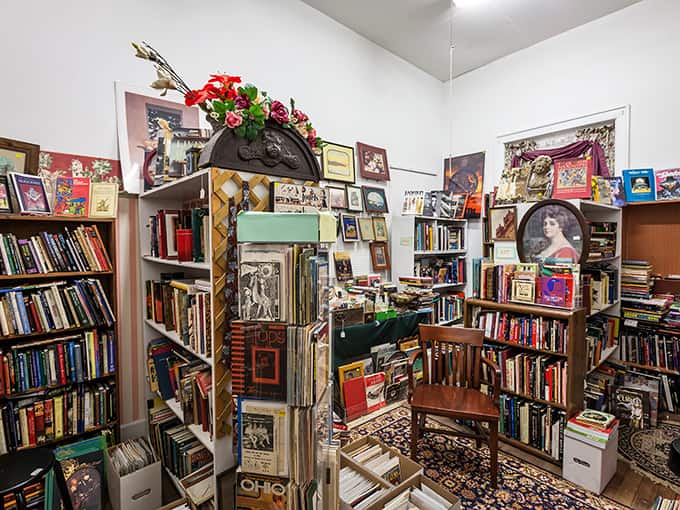 Literary treasures stand at attention, their spines telling stories before you even crack them open &ndash; a bibliophile's dream corridor.