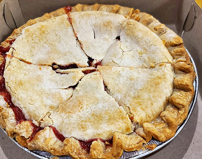 Cherry pie that strikes the perfect balance between sweet and tart &ndash; the kind that makes you close your eyes on the first bite.