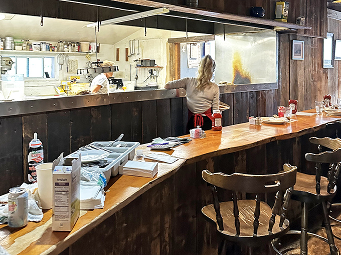 A glimpse into the working kitchen where potato magic happens daily and breakfast dreams come true.