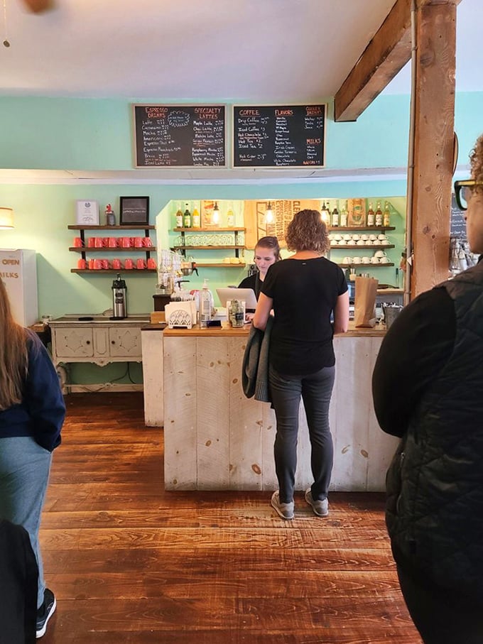 The counter where pie dreams come true, staffed by folks who understand the gravity of their delicious responsibility.