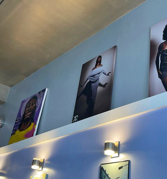 Artistic portraits adorn the walls, adding cultural depth to the dining experience &ndash; every detail thoughtfully curated to feed both body and soul.