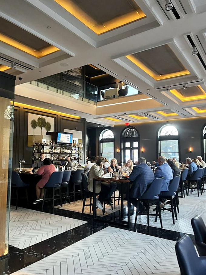 The heart of Cowford &ndash; where Jacksonville locals and visitors gather at the bar, united by appreciation for good food and drink.