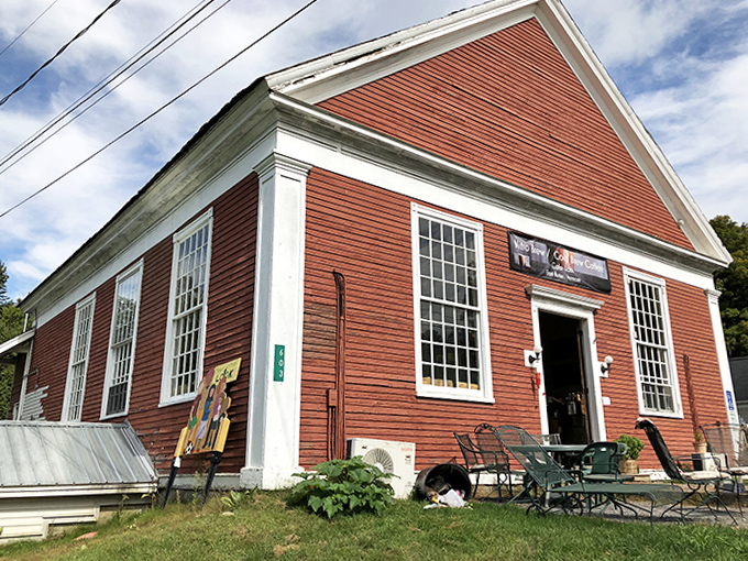 The view from Caf&eacute; Lotti reminds you you're in quintessential small-town Vermont, where charm isn't manufactured but simply exists naturally.