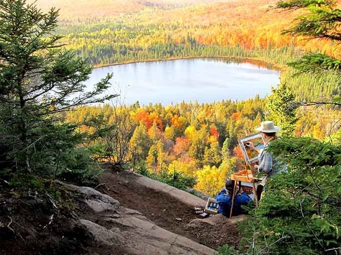 When an artist sets up here, you know they're onto something, because this view has been inspiring people since long before Instagram existed.