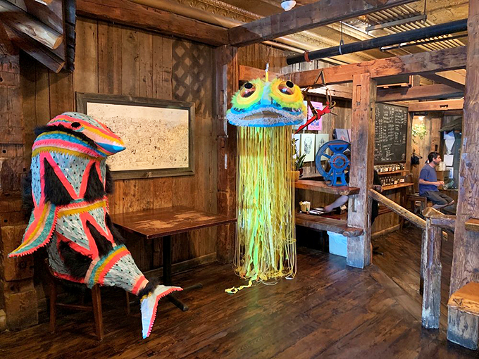 Move over, modern art! These whimsical creatures prove that Muddy Waters isn't just a cafe&mdash;it's a gallery of the gloriously weird.