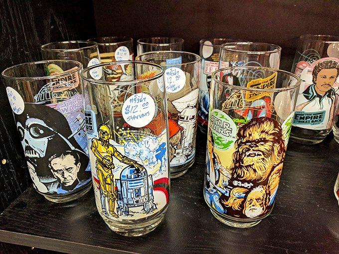 The Force is strong with these glasses! Sip your blue milk in style while channeling your inner Jedi. Wookiee not included.